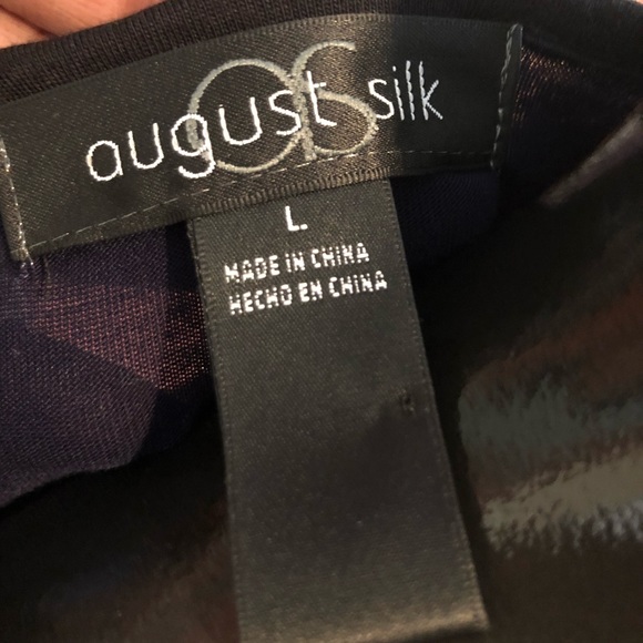 august silk | Tops | August Silk Mesh Inset Colorblock Top | Poshmark
